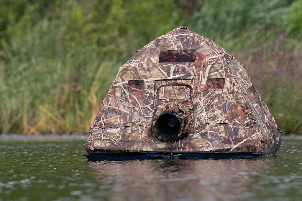 New Floating, Portable Hide for Water-level Wildlife Photography ...