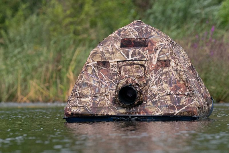 New Floating, Portable Hide for Water-level Wildlife Photography ...